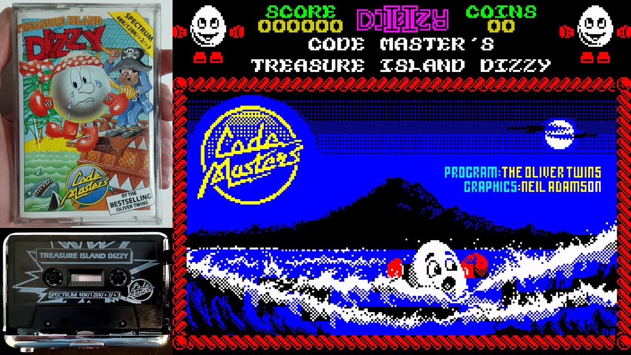 Treasure Island Dizzy (1988 Code Masters) - ZX Spectrum 128K - YouTube