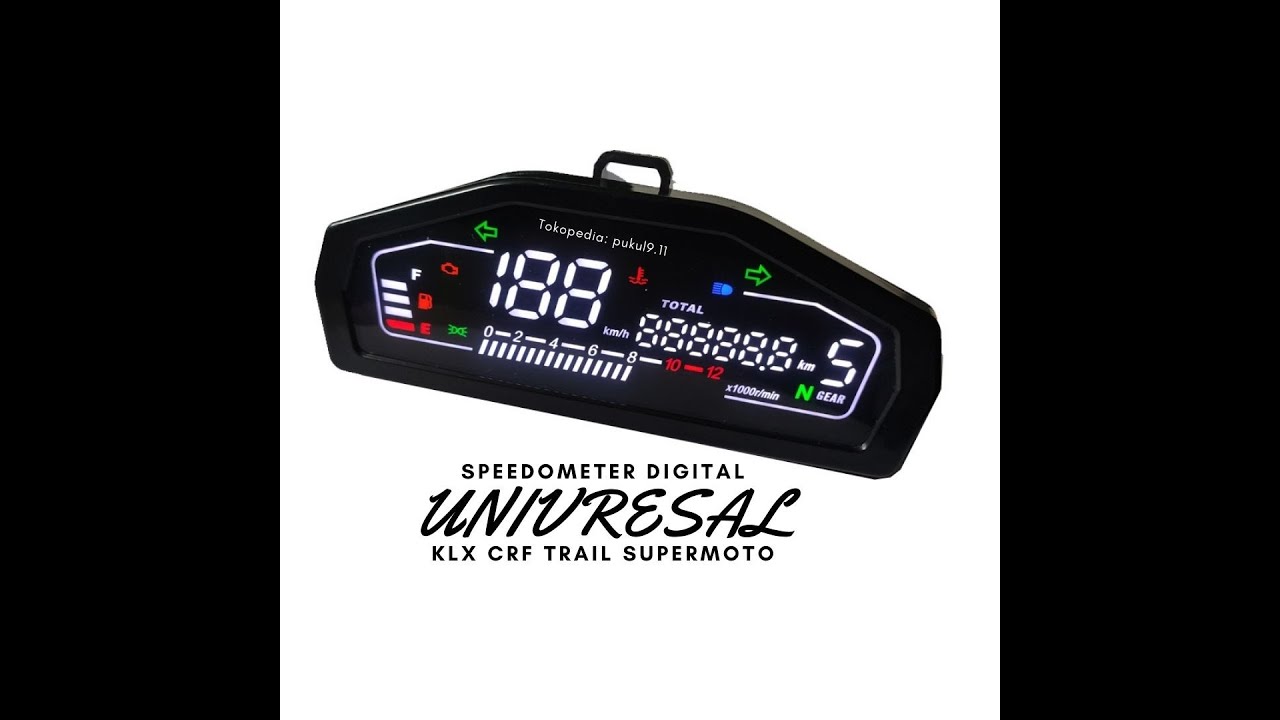 speedometer digital variasi universal custom trail KLX KTM CRF ...