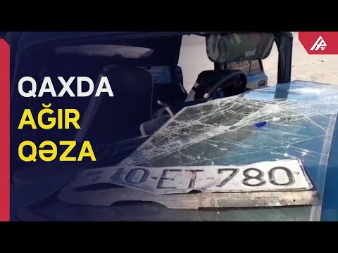İki avtomobil toqquşdu, 4 nəfər xəsarət aldı - APA TV