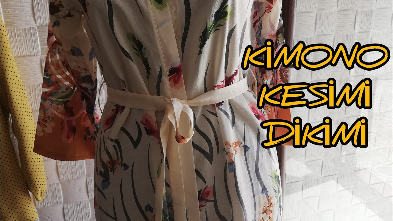 KİMONO KESİMİ DİKİMİ - YouTube