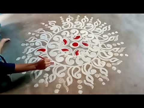 Odia jhoti Chita/simple and beautiful jhoti/ugadi festival special ...