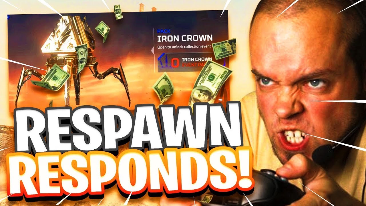 APEX LEGENDS PLAYERS ARE ANGRY... RESPAWN RESPONDS! (IRON CROWN EVENT ...