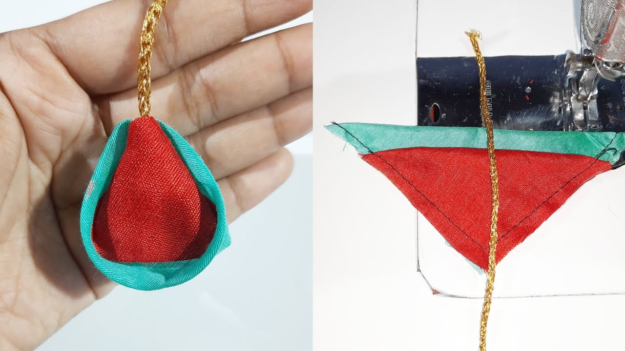 How To Make Fabric Latkan // Easy Latkan Banane Ka Tarika // Beautiful ...