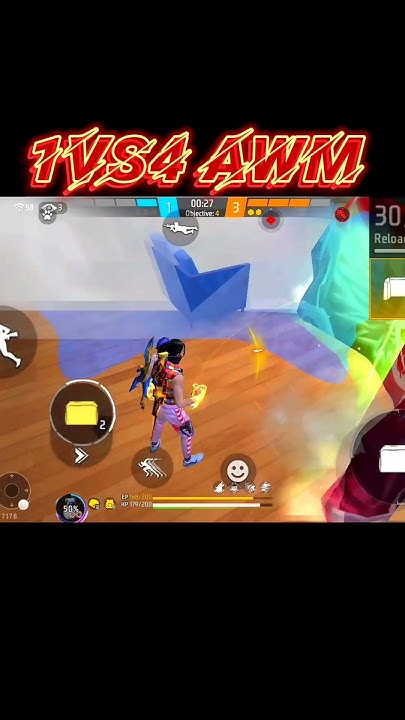 1 Vs 4 Awm #freefire #trending #shorts - YouTube