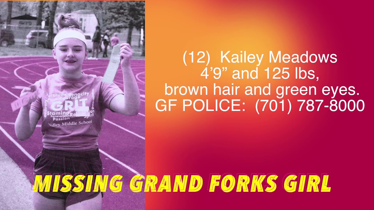 BREAKING NEWS: Missing Grand Forks Girl - YouTube