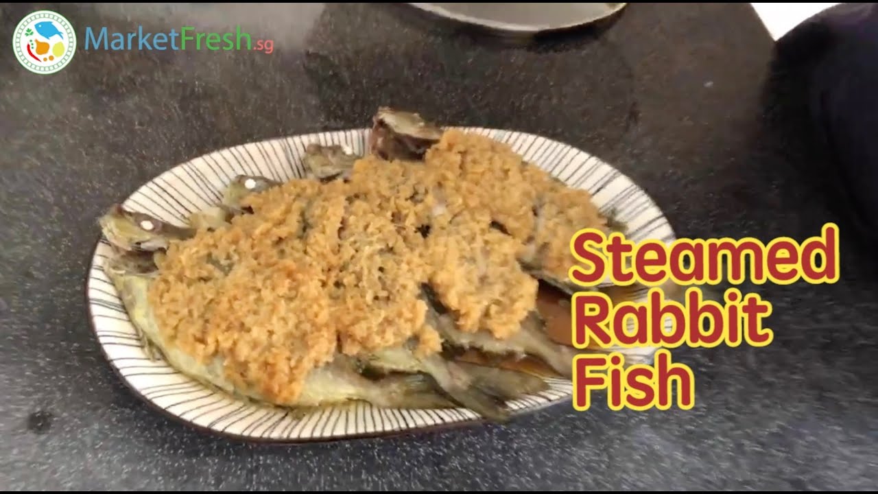 MarketFresh SG Recipe: Steamed Rabbit Fish With Ginger Sauce - YouTube