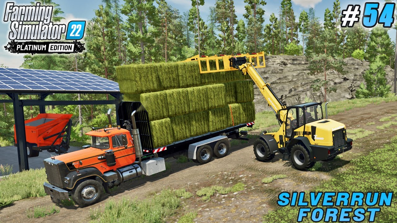 Telehandler Operation: Loading 132 Hay Bales | Silverrun Forest ...
