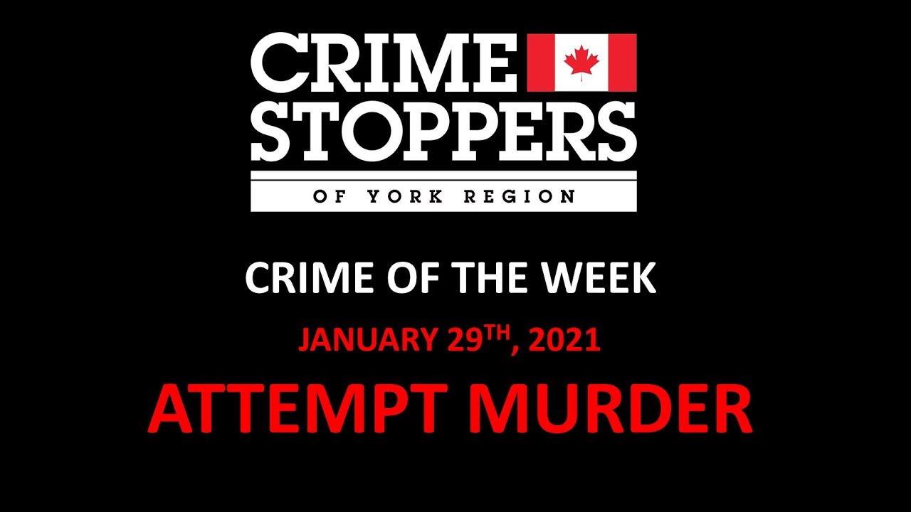 January 29th, 2021 | Crime Stoppers Crime Of The Week | ATTEMPT MURDER ...