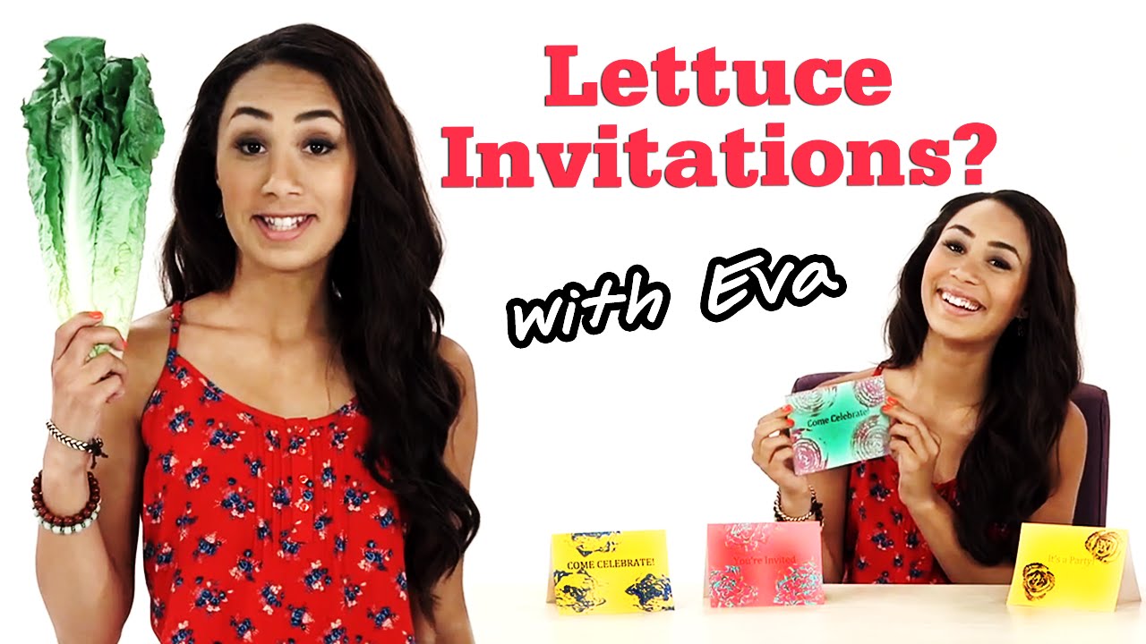 DIY Party Invitations With Eva + OOTD! #17Daily - YouTube