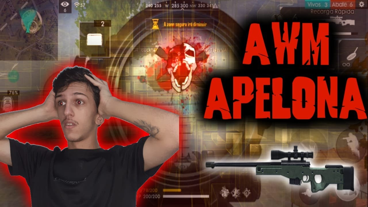 FREE FIRE - ACHEI AWM NA PARTIDA E OLHA O QUE EU FIZ... - YouTube