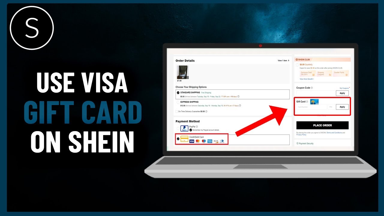 How to Use Visa Gift Card On Shein - Full Guide (2024) - YouTube