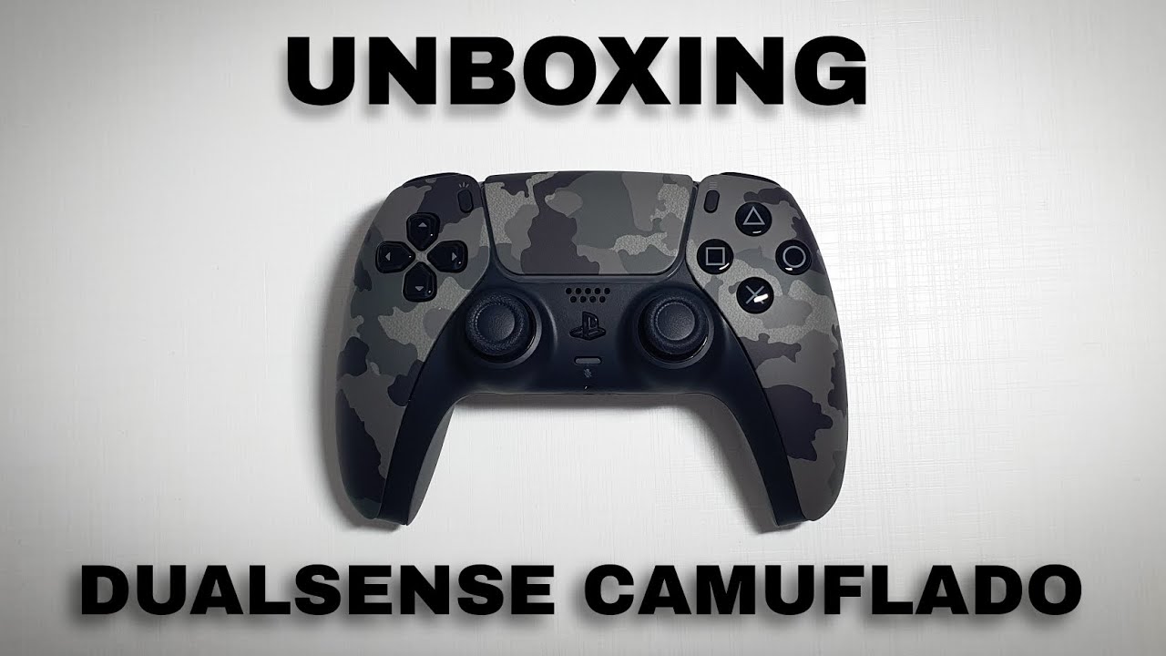 UNBOXING DO DUALSENSE CAMUFLADO 😍 - YouTube