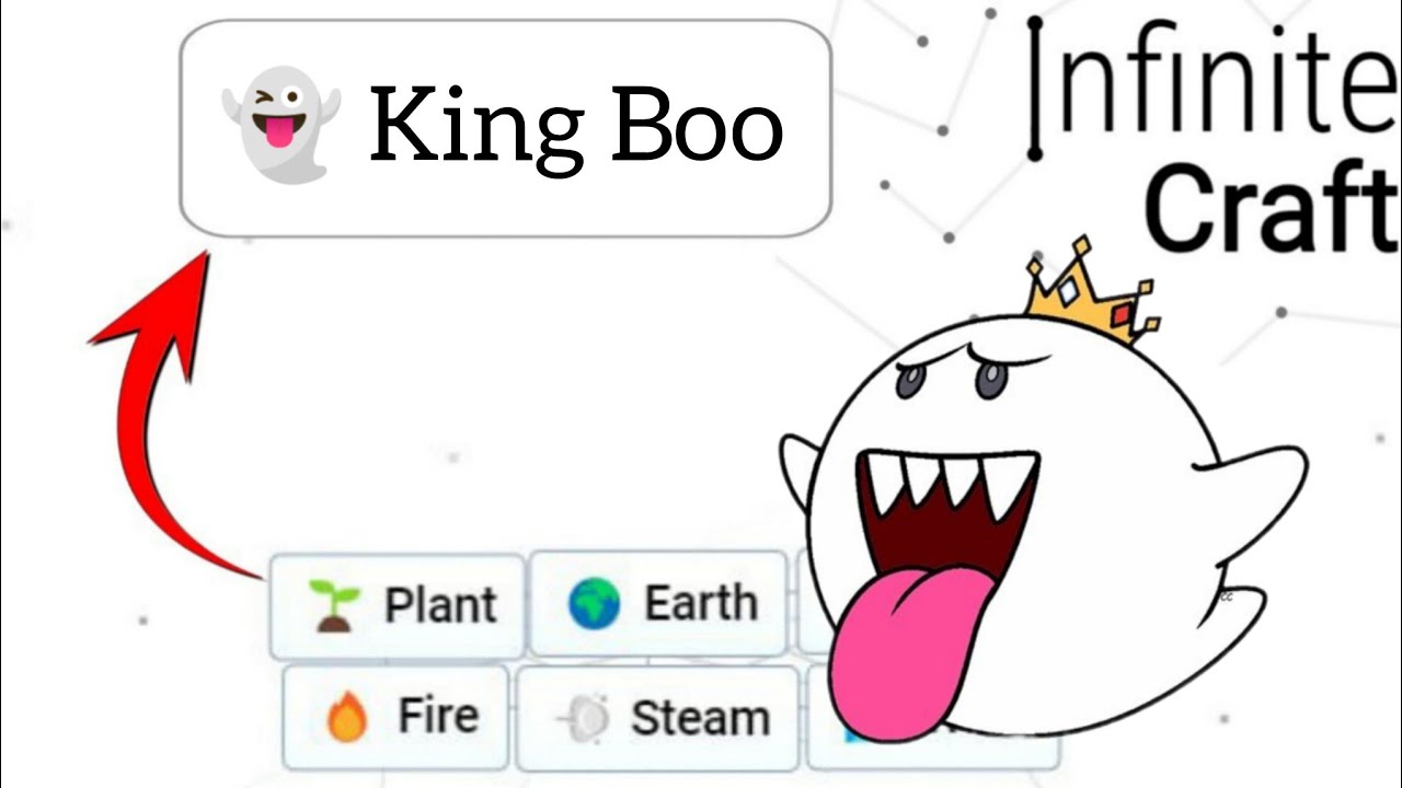 How to make King Boo in infinite craft | infinity craft - YouTube