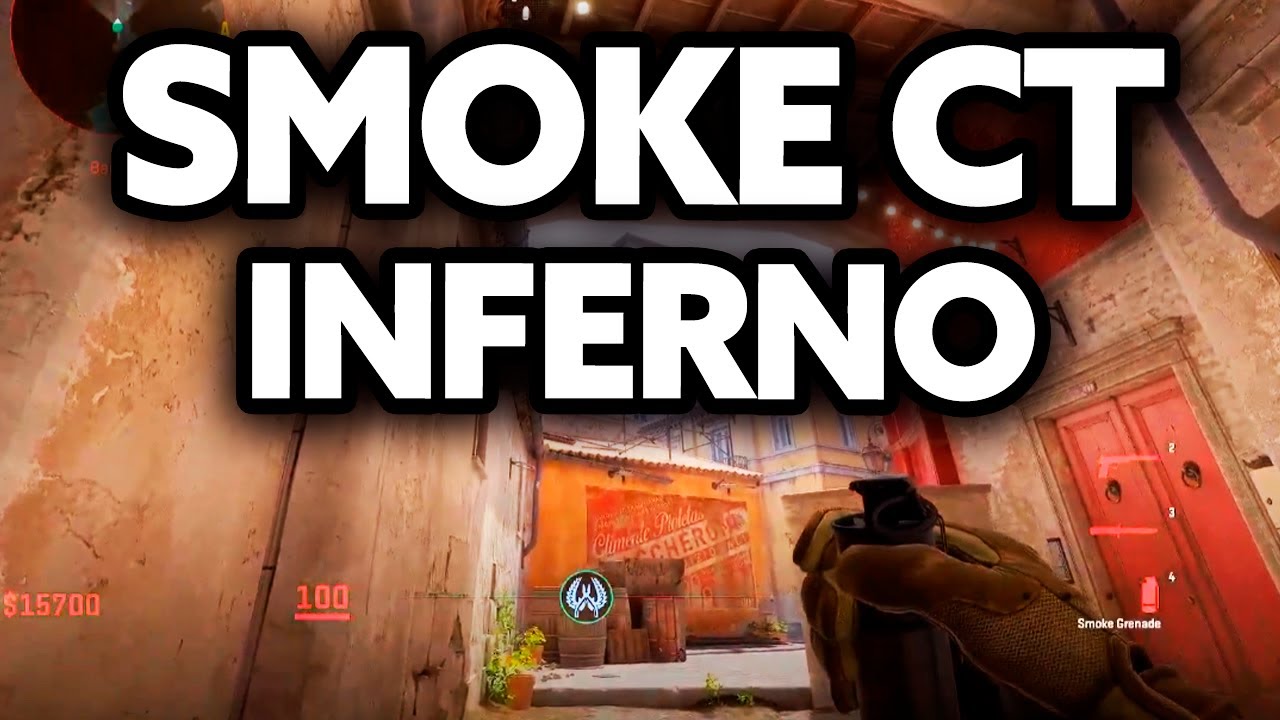 How To Smoke CT Inferno CS2 (ALL SPOTS!) - YouTube