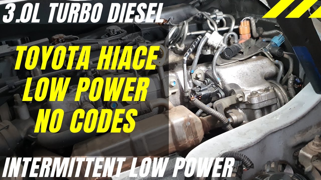 Toyota Hiace Low Power - intermittent concern - 3.0L Turbo Diesel - YouTube