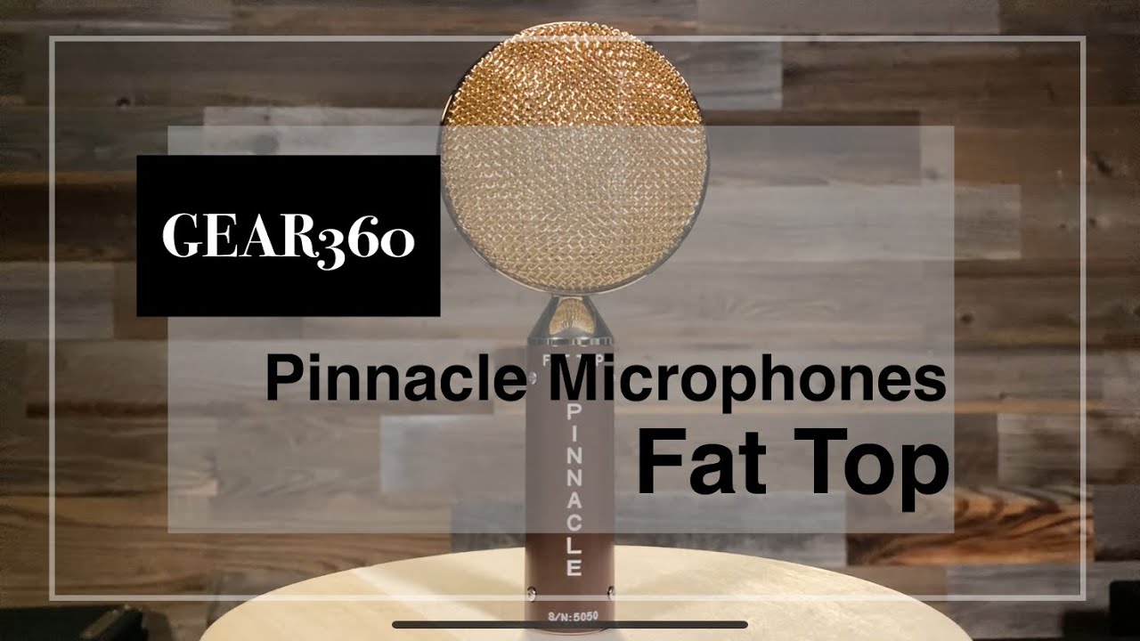 Pinnacle Microphones Fat Top Ribbon Microphone - Gear360 at Front End ...
