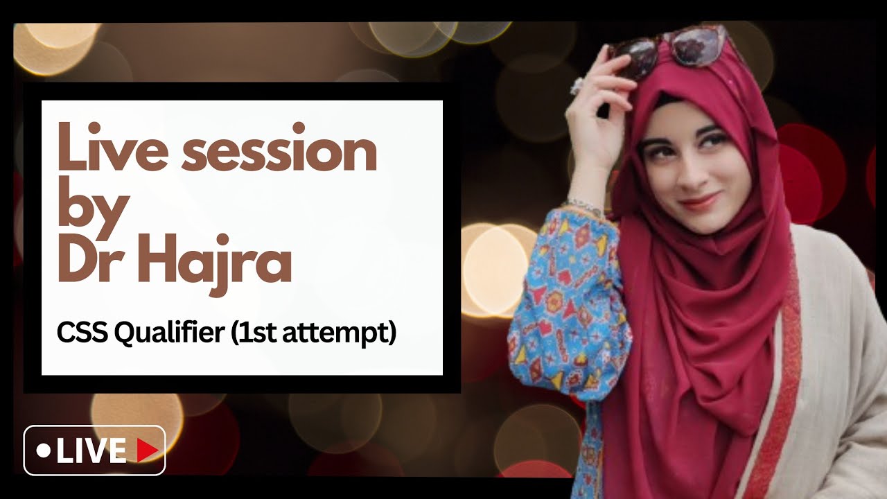 CSS with Dr Hajra is live! - YouTube