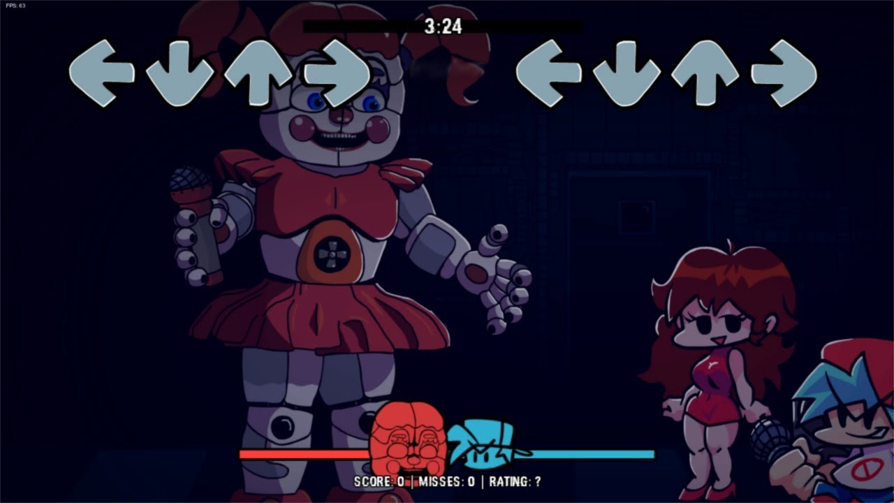 Friday Night Funkin' vs Circus Baby Beta - FNF MOD - YouTube