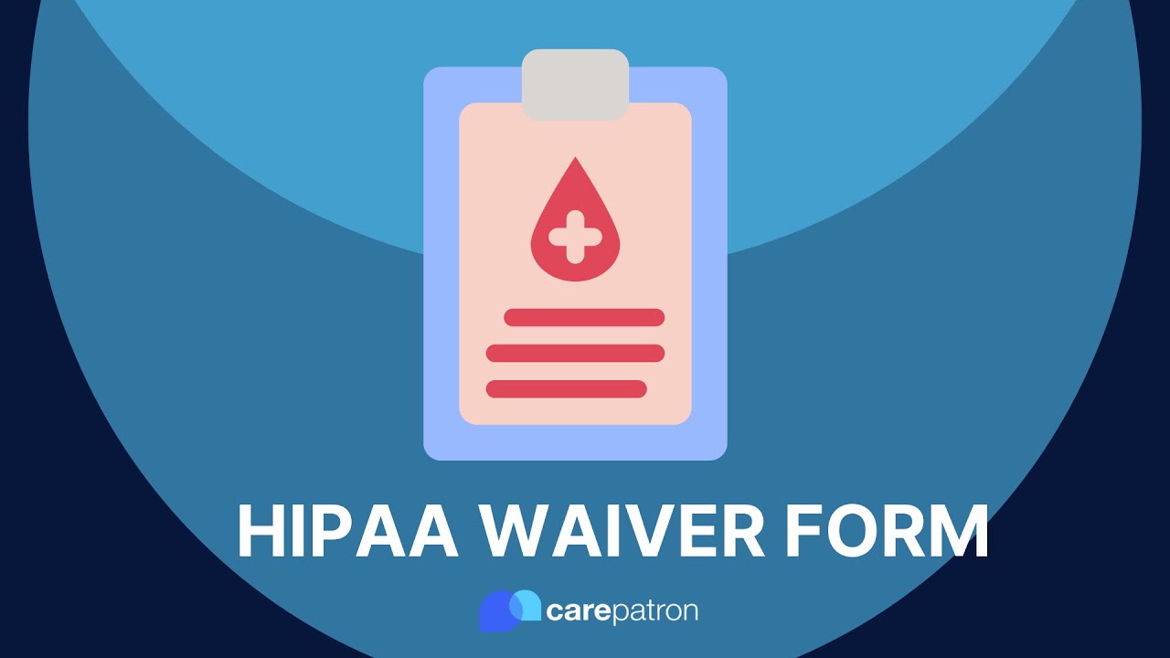 HIPAA Waiver Form YouTube hipaa-waiver-form-youtube