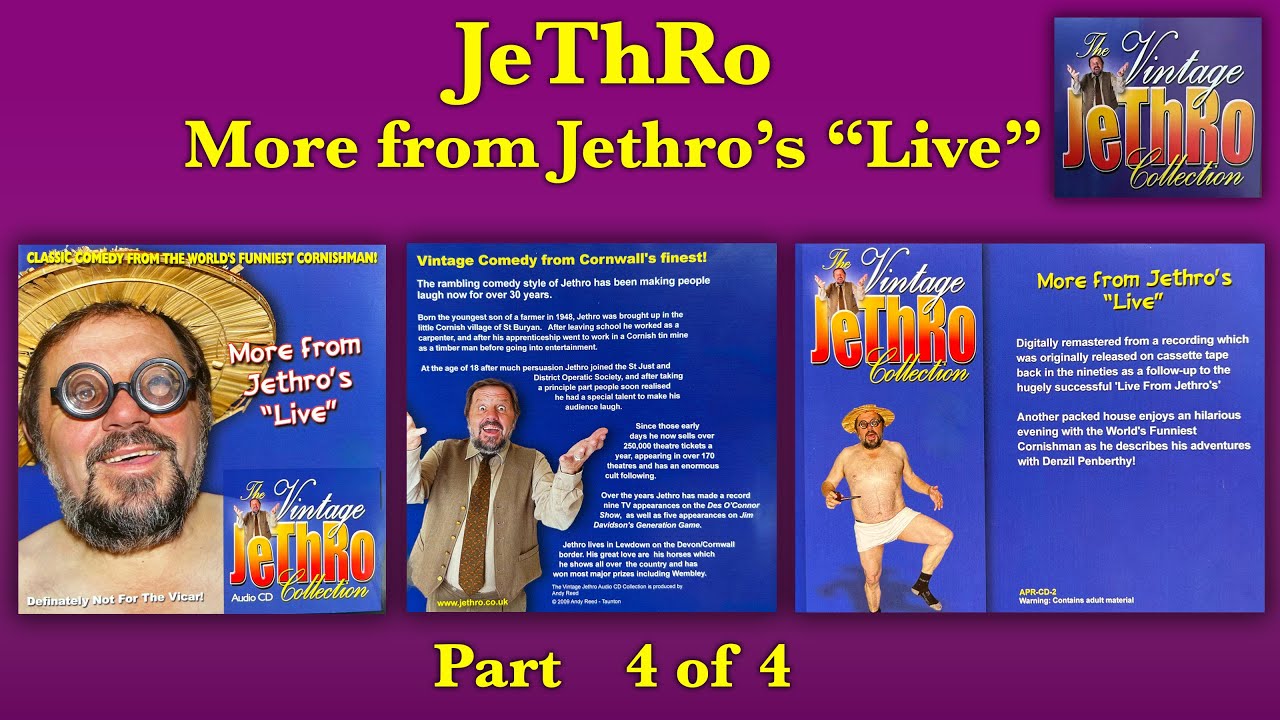 JeThRo LIVE: MORE from Jethro's "Live" - Part 4 of 4 JUST HILARIOUS ...