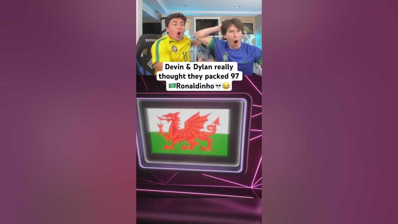 Devin & Dylan really thought they packed 97 🇧🇷Ronaldinho💀😱 - YouTube
