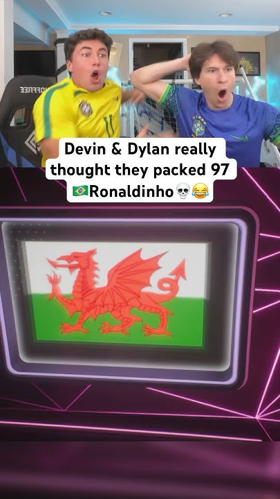 Devin & Dylan really thought they packed 97 🇧🇷Ronaldinho💀😱 - YouTube