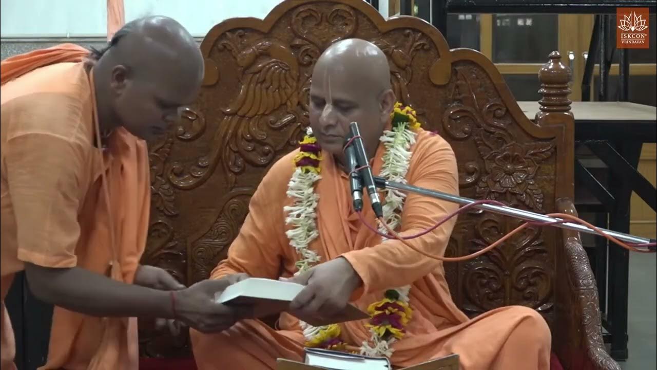 Srila Rupa Goswami & Shri Gauridasa Pandita |Disappearance Day|By HH VRINDAVAN CHANDRA DAS ...
