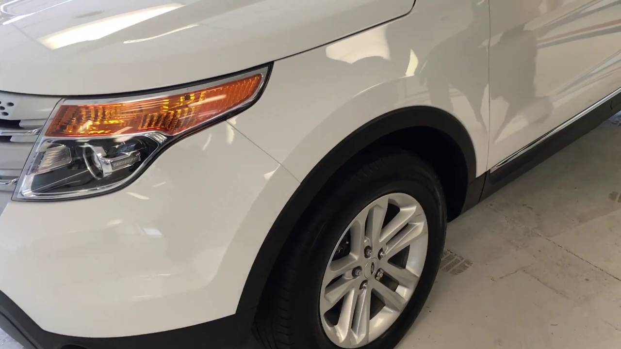 2015 Ford Explorer XLT - White - #ZSA78918 - YouTube