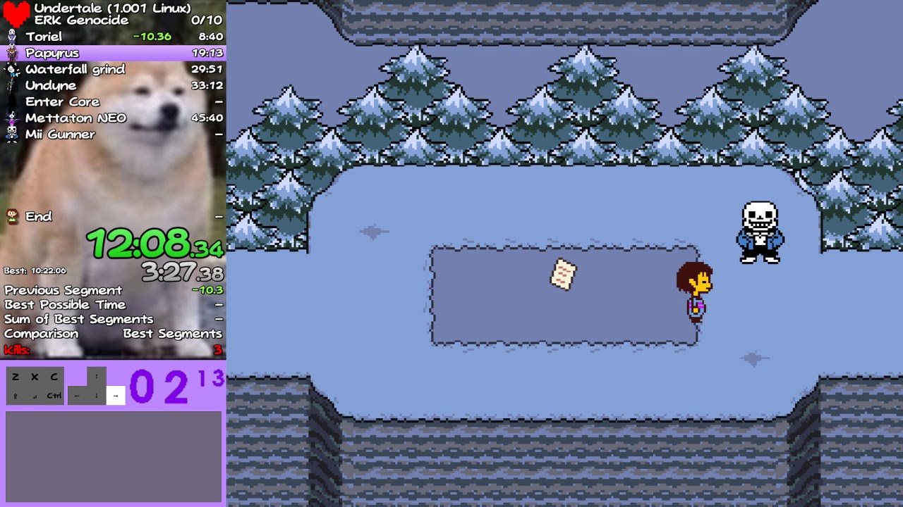 Undertale [Early Real Knife Genocide] 59:12 - YouTube