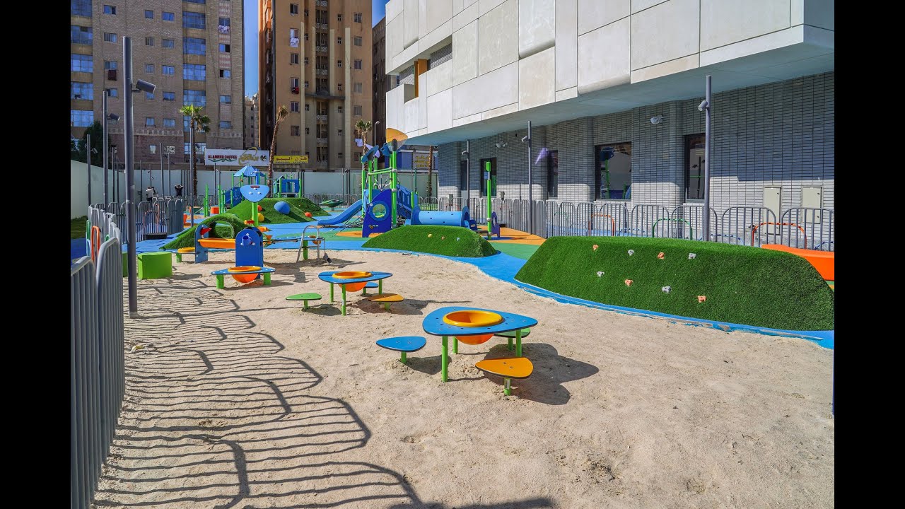 One International School - Playground Case Study | KOMPAN - YouTube