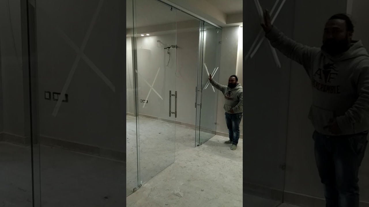 Glass sliding ozone fiting - YouTube