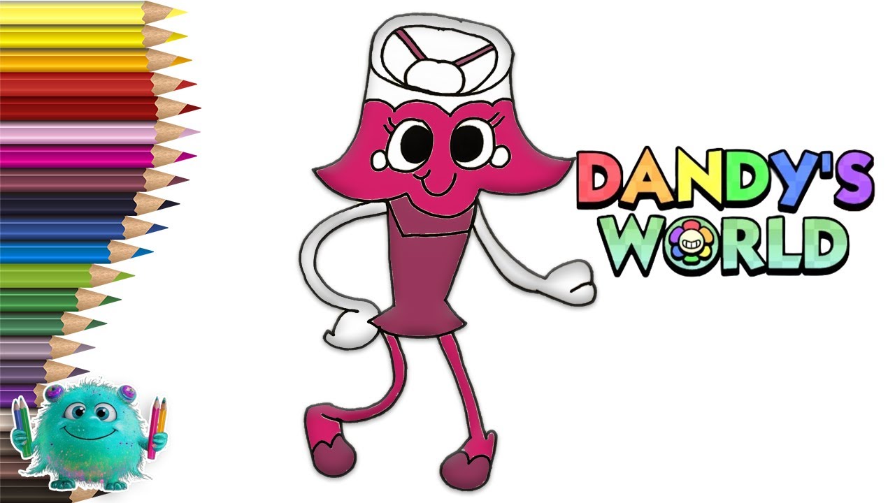 Brightney Çizimi How to Draw Dandy's World - YouTube
