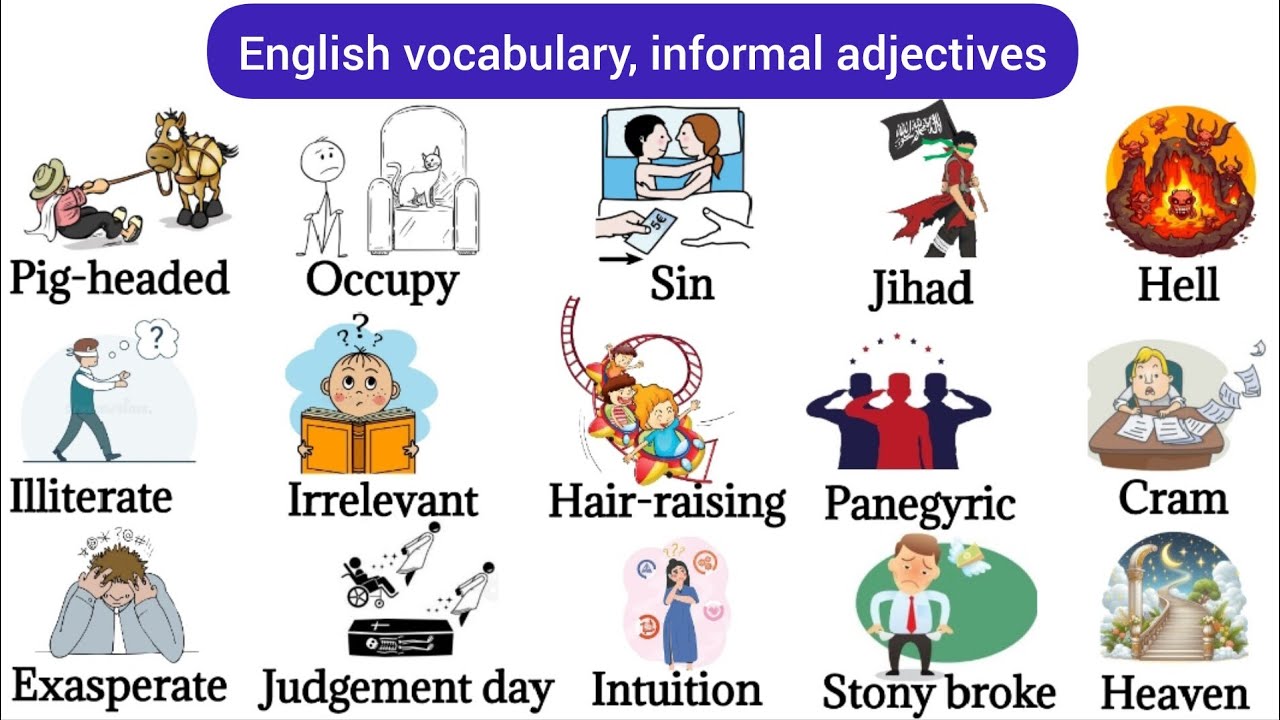 Vocabulary | English vocabulary | action verbs | English words ...