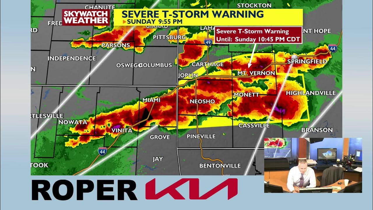 Severe weather update - YouTube