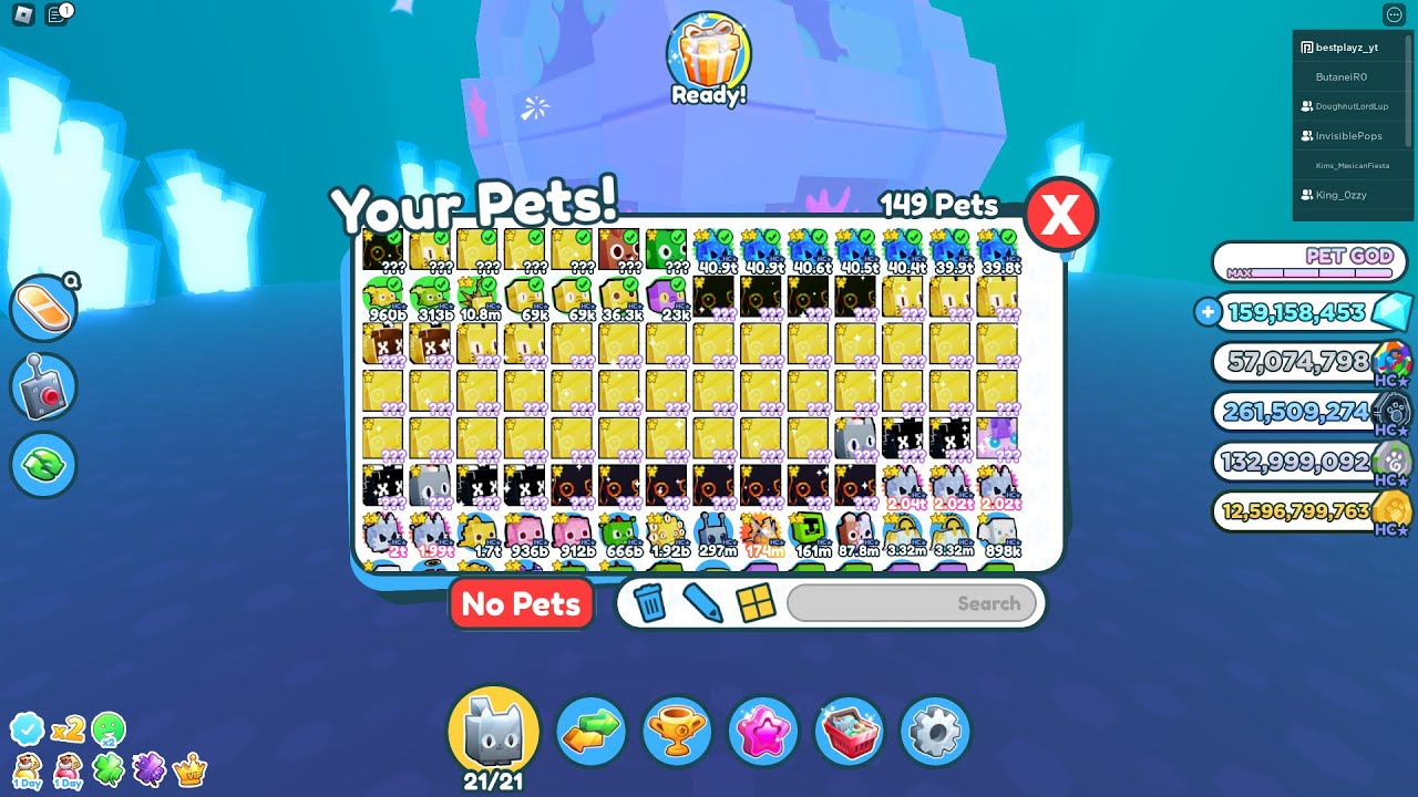 Pet Simulator X Grinding to giant pixel chest!!!! - YouTube