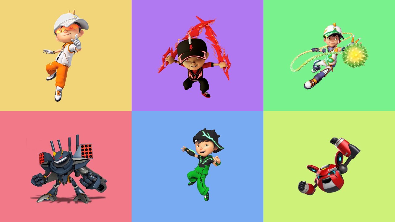 Let's Play With Boboiboy! BoBoiBoy Solar, BoBoiBoy Thunderstorm ...