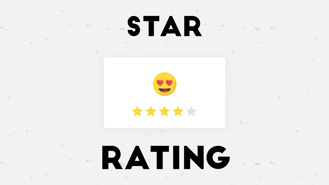 Simple Star Rating Using Html And Css 2020 Youtube
