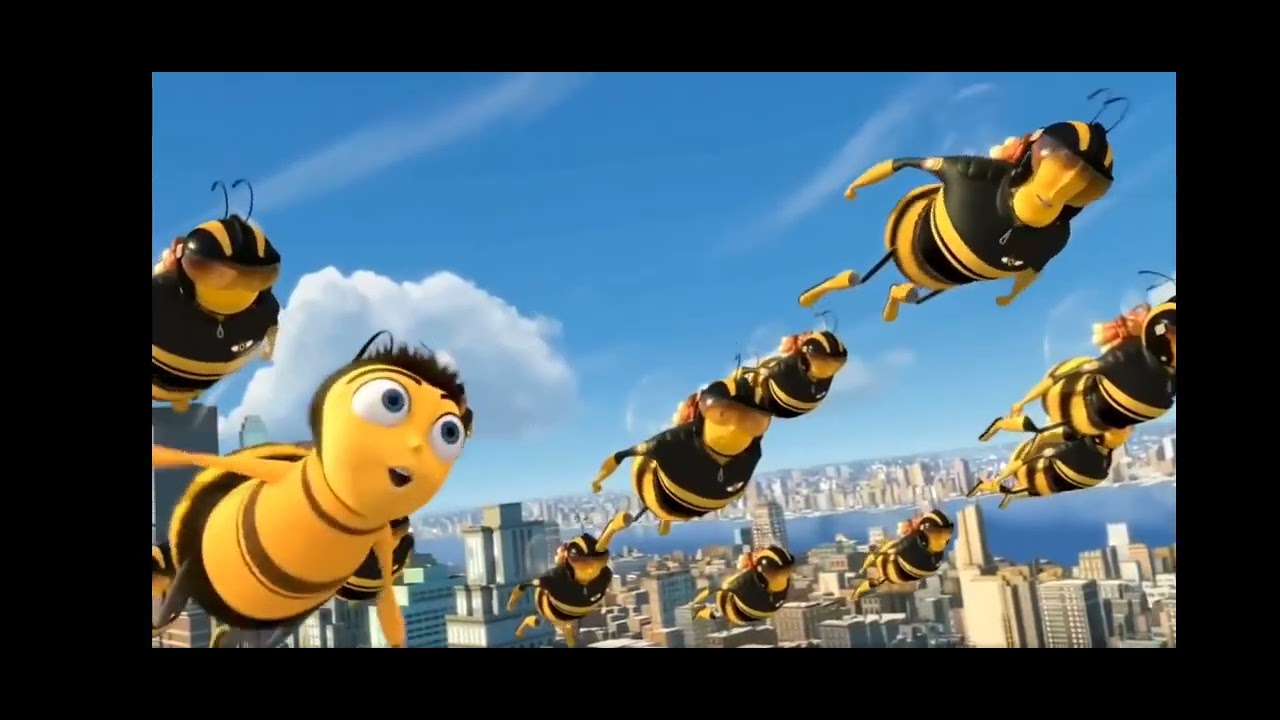 the bee movie trailer but every time someone says bee, an anime girl ...