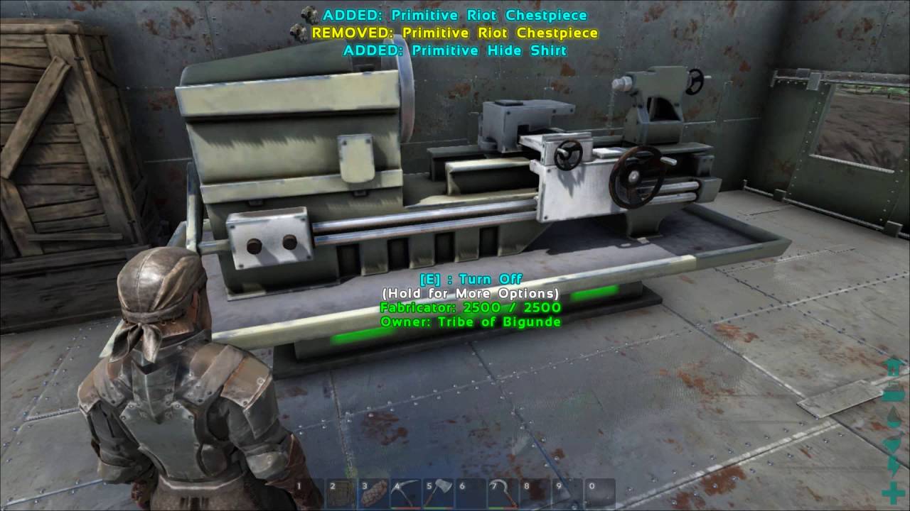 How To Craft Riot Chestpiece In ARK Survival Evolved - YouTube