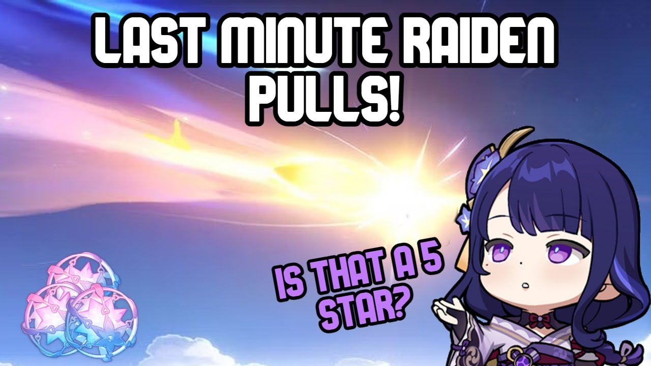 Last Minute Pulls For Raiden... But Will I Win The 50/50? || JoshBee09 ...