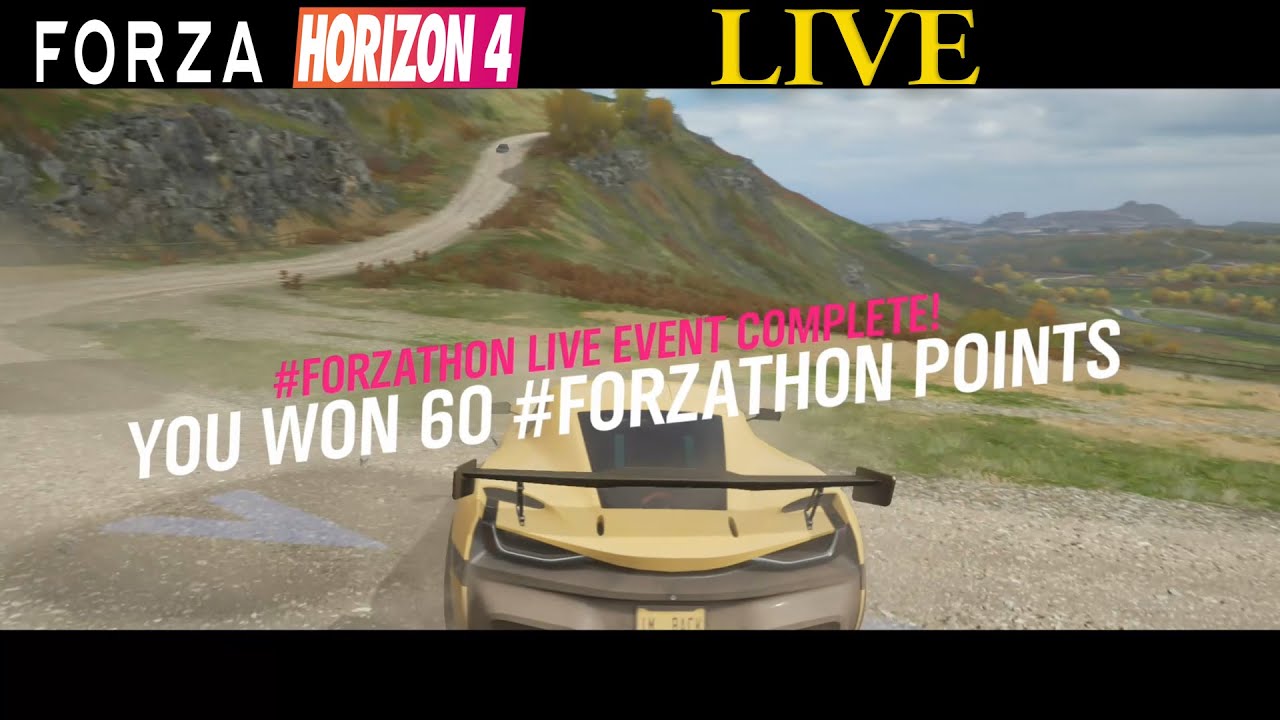 Forza Horizon 4 - Forzathon Live Event and won Forzathon 60 Points ...