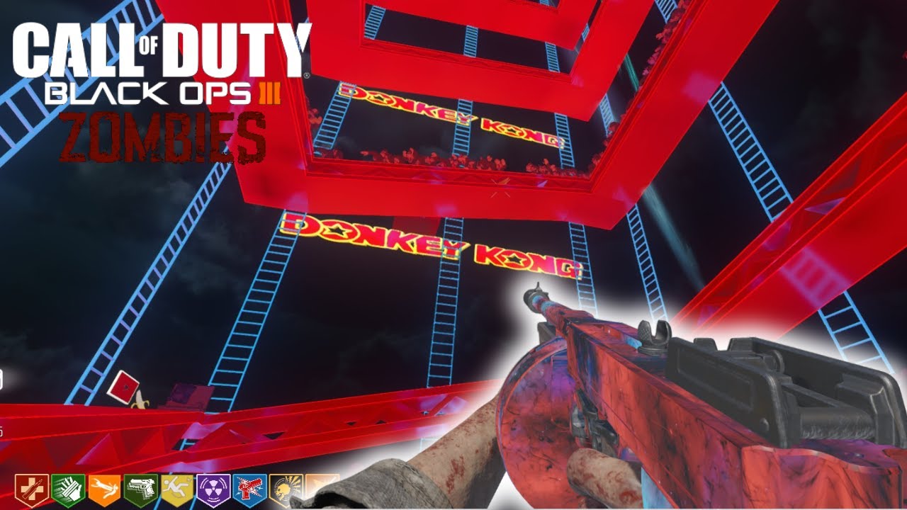 Donkey Kong Tower Map (BO3 Custom Zombies) - YouTube