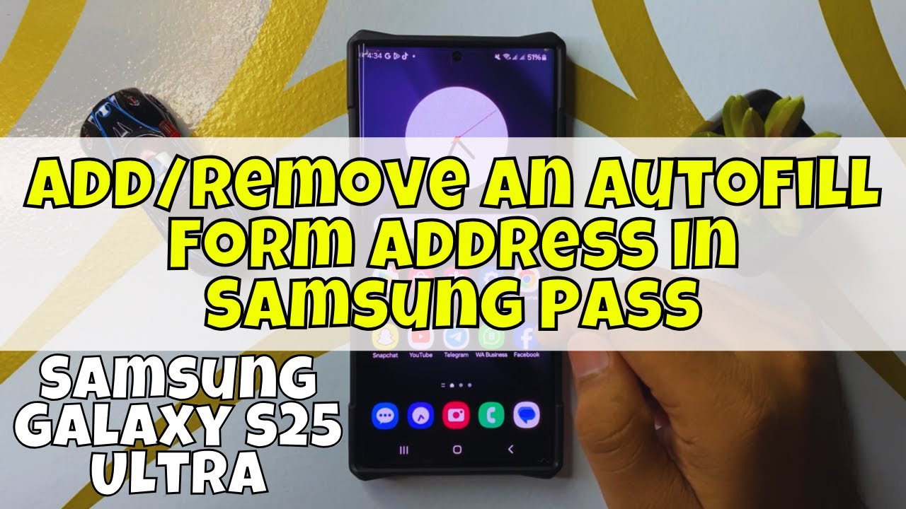 How to Add/Remove an Autofill Form Address In Samsung Pass Samsung ...