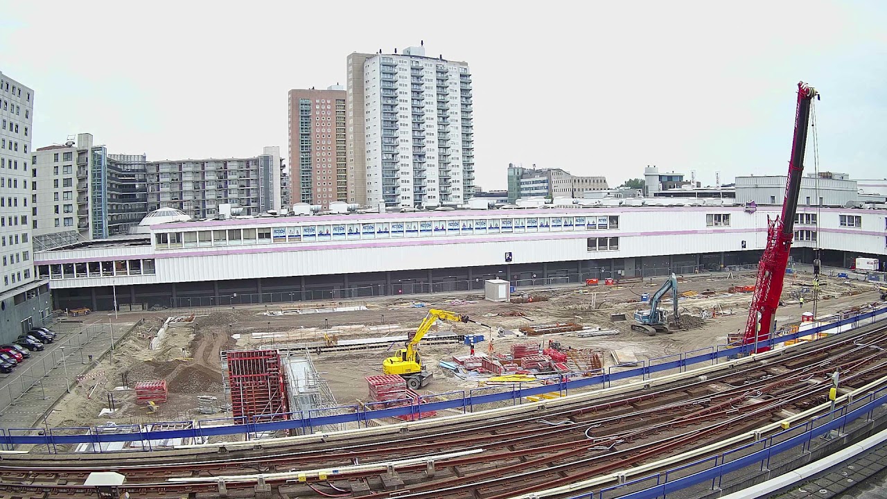 Timelapse winkelcentrum Zuidplein - YouTube