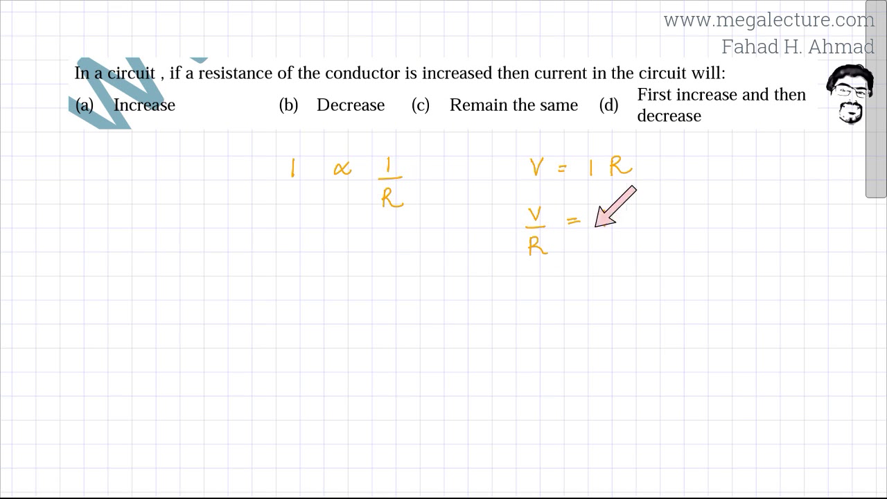 20 - Nust Entrance Test : Electric Circuits, V=IR (Physics) - YouTube
