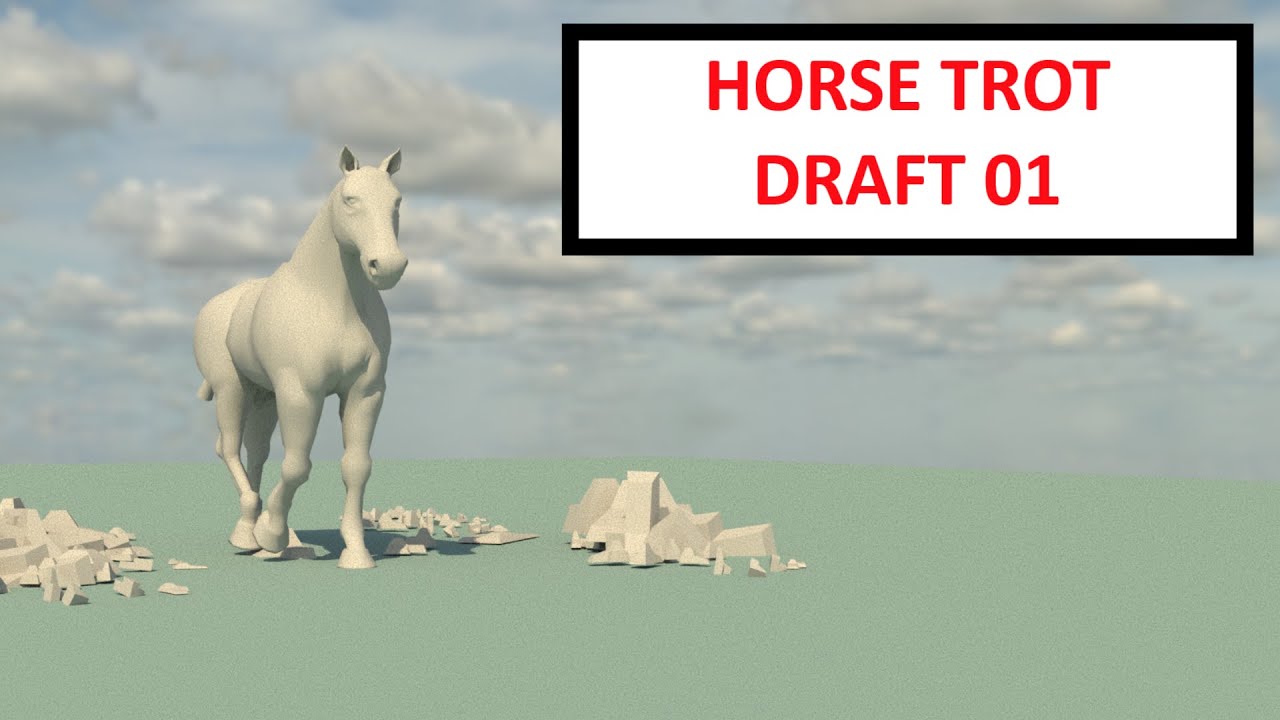 3D Animation QuickFire - Horse Walk Cycle - YouTube