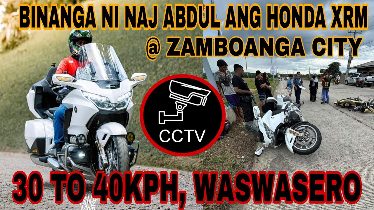 MR. WASWASERO GOLDWING VS XRM | NAJ ABDUL BUMANGA SA XRM SA ZAMBOANGA CITY - YouTube