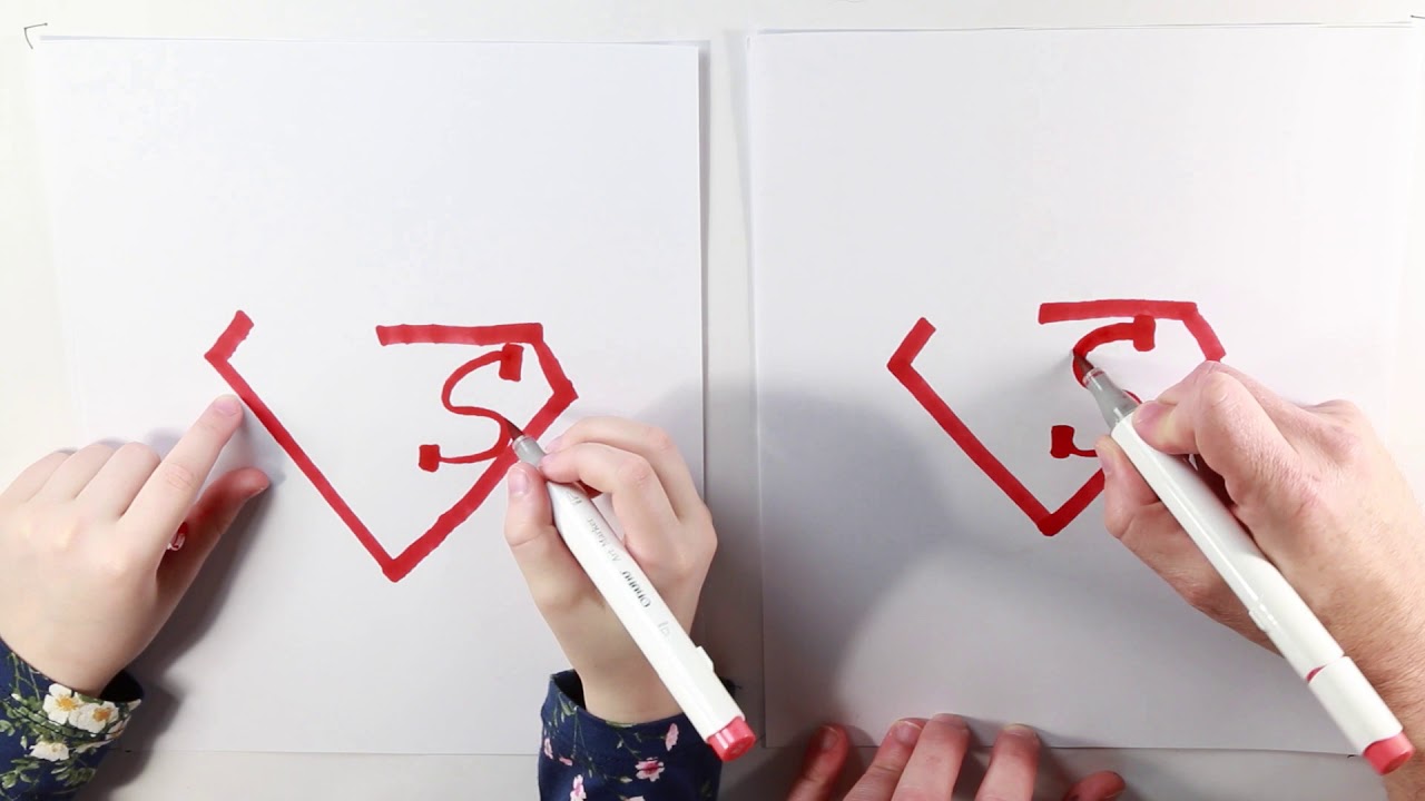 Drawing the Northside Heroes Logo! - YouTube