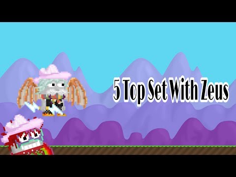 GrowTopia | 5 Top Set With Zeus ! - YouTube