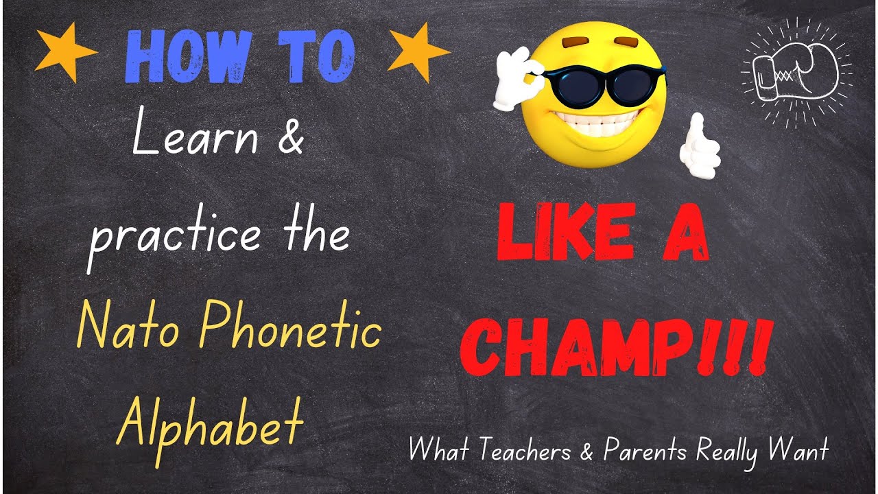 LEARN the Nato Alphabet - BEGINNERS / INTERMEDIATES - practice exercise ...